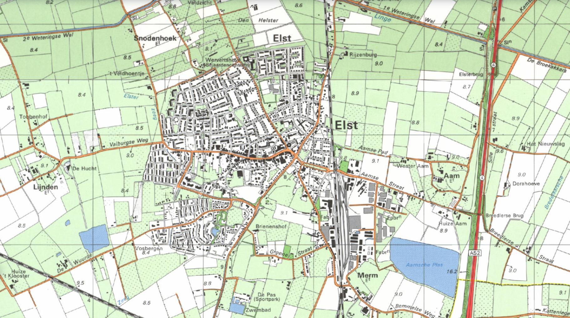 Topografische ontwikkeling van Elst, deel 8: 1985 - Marithaime